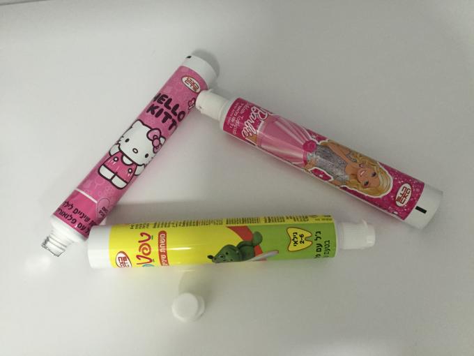 White 5ml-200ml Tooth Paste Tube 25mm Diameter 141.3mm Length
