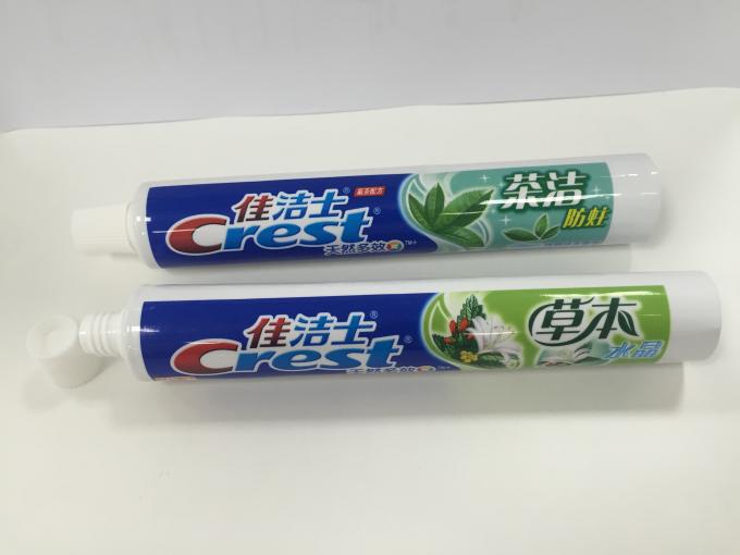 75ml ABL laminated round toothpaste tube with screw fez cap and gravure ...