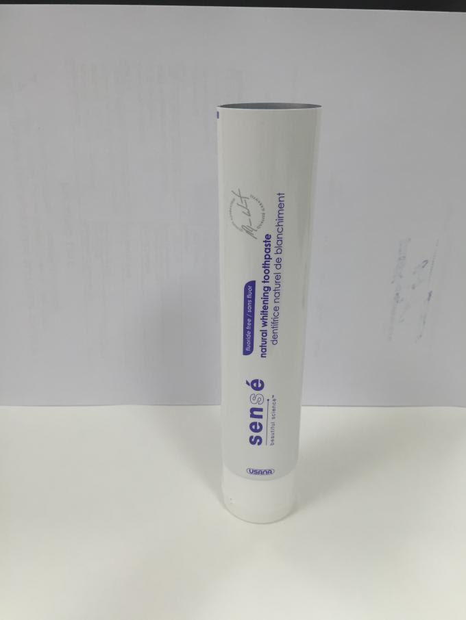 Professional Silver Toothpaste ABL Laminated Tube With Flip Top Cap