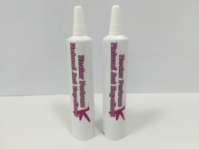 Small Long Nozzle Cosmetic Packaging Tube / Toothpaste Tube Packaging ...