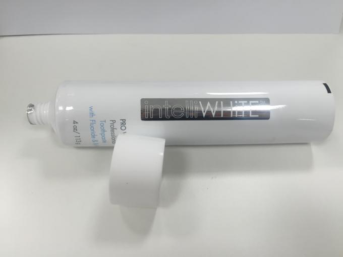 White ABL Laminated Tube , Aluminum Toothpaste Tube For Packaging