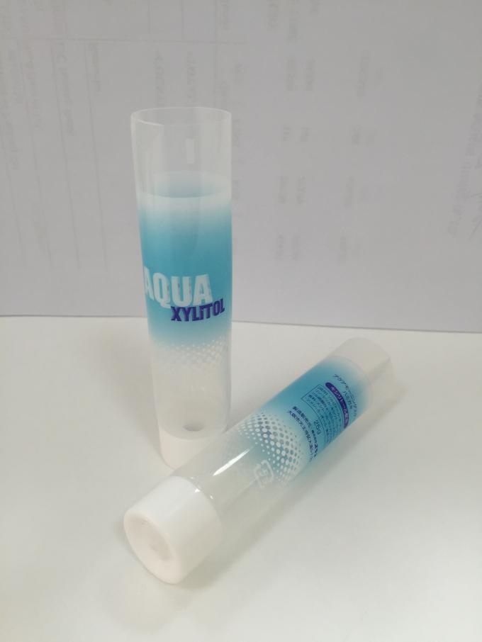 20g Transparent PBL Plastic Barrier Laminated Toothpaste Tubes Packaging