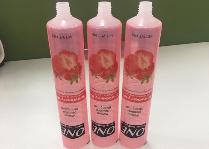 130g Transparent Plastic Barrier Laminated Toothpaste Tube With Smooth ...