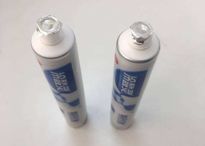 Toothpaste Round abl packaging / lami tube With Silver Web , DIA19*105.8mm
