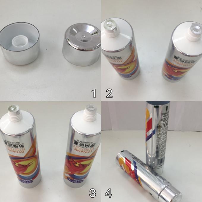 Squeezable Coating AL Laminated Toothpaste Containers With Metallic ...
