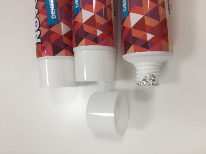Round Laminated Aluminum Barrier Toothpaste Tube With Fez Cap Φ28 250μ
