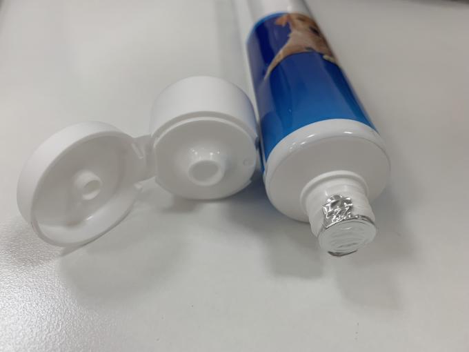 Aluminum Barrier Laminated Toothpaste Tube For Pet Care With Matt Flip ...