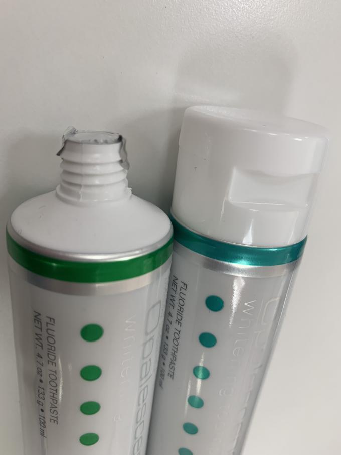 ABL Laminated Toothpaste Tube With Flip Top And Top Seal , Aluminium ...