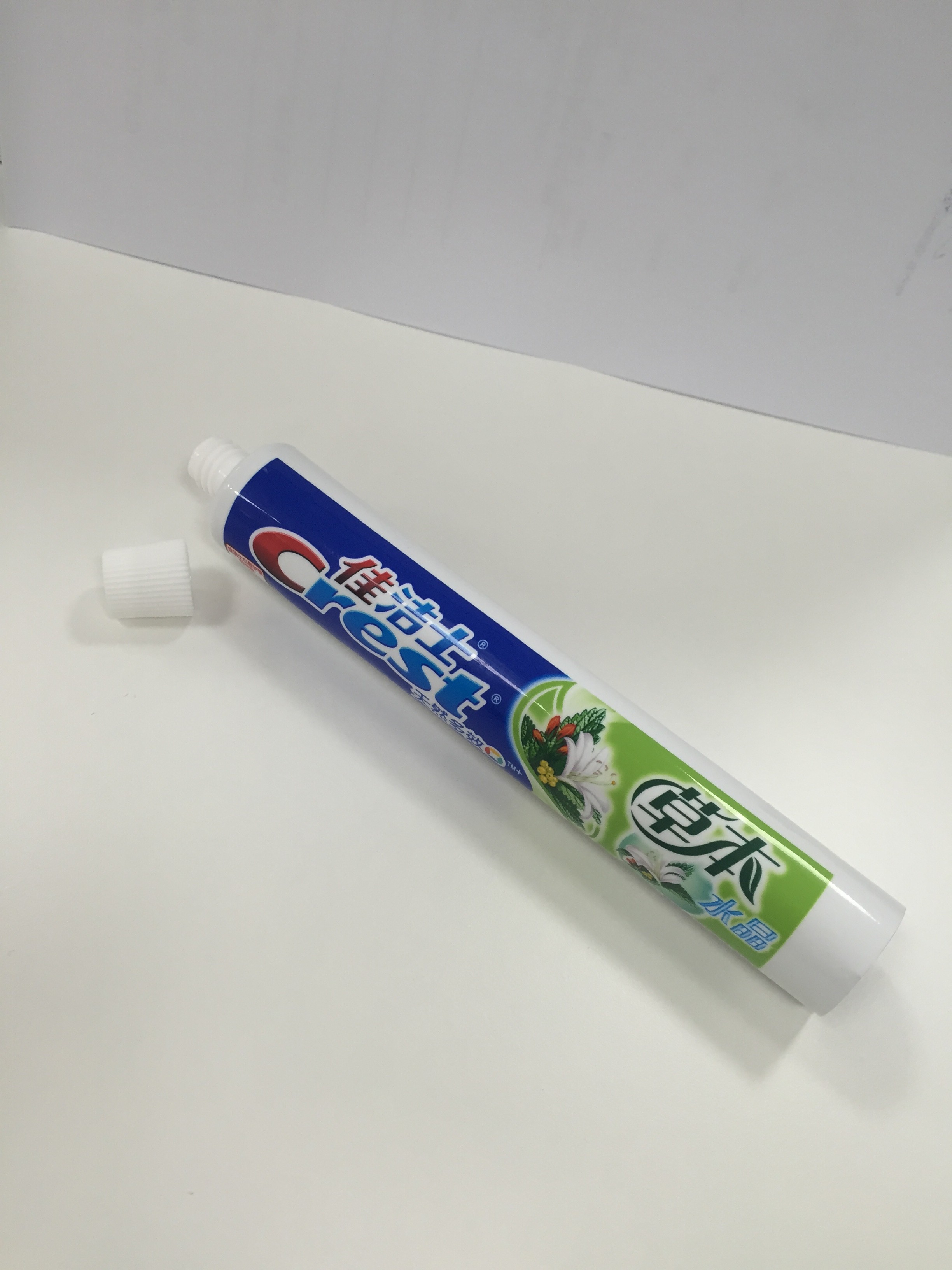 ABL Toothpaste laminated tube packaging material with printing and cap