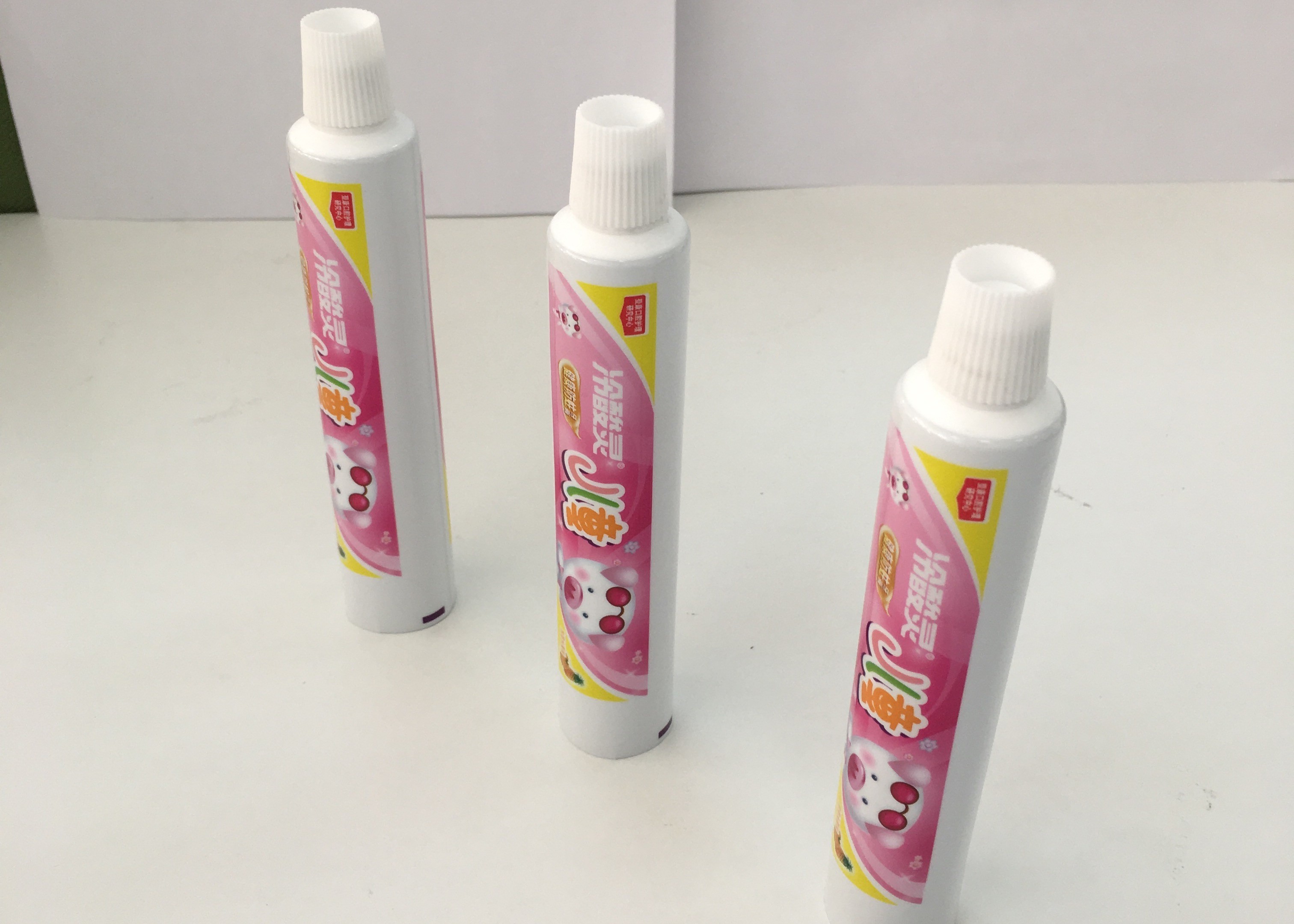 Dia 25 * 118mm Children Toothpaste Tube Packaging ABL Laminated 220 / ...