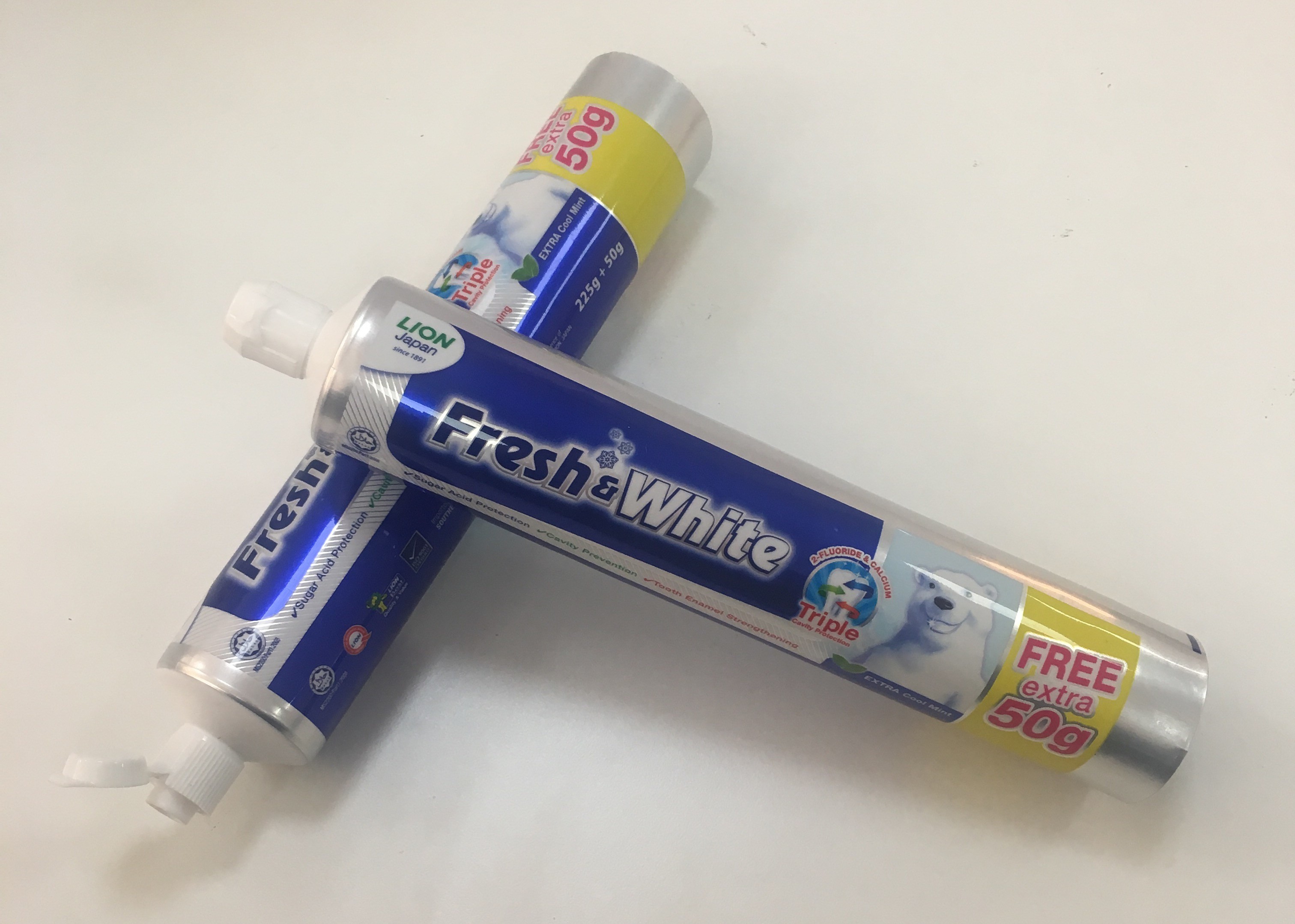 ABL Laminated Eco Friendly Toothpaste Packaging Flexo Printing Small ...