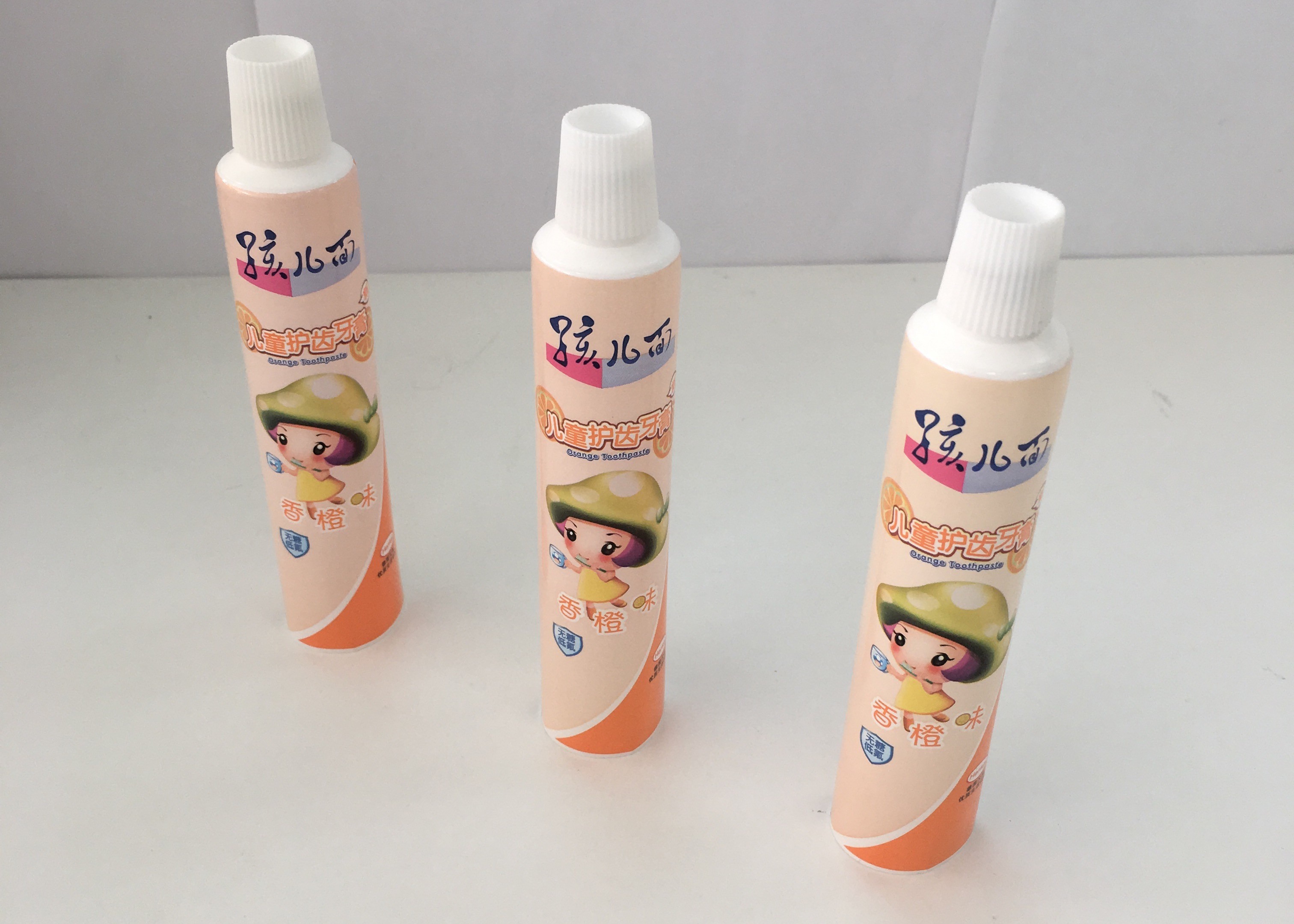 275 Thickness Kid Toothpaste Plastic Laminated Tubes With Common ...