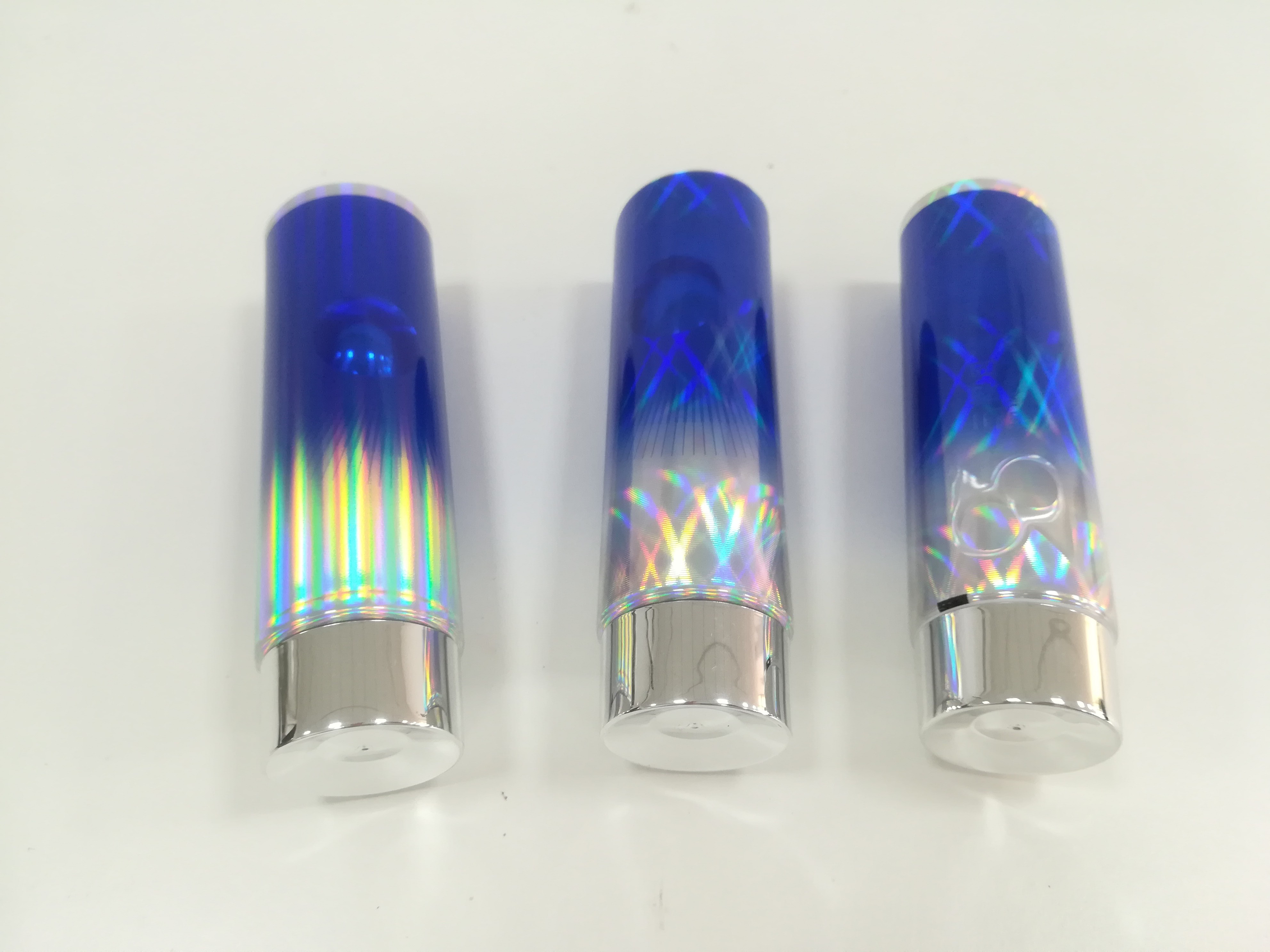 Round Holographic Laminated Cosmetic Plastic Tube Packaging Flat ...