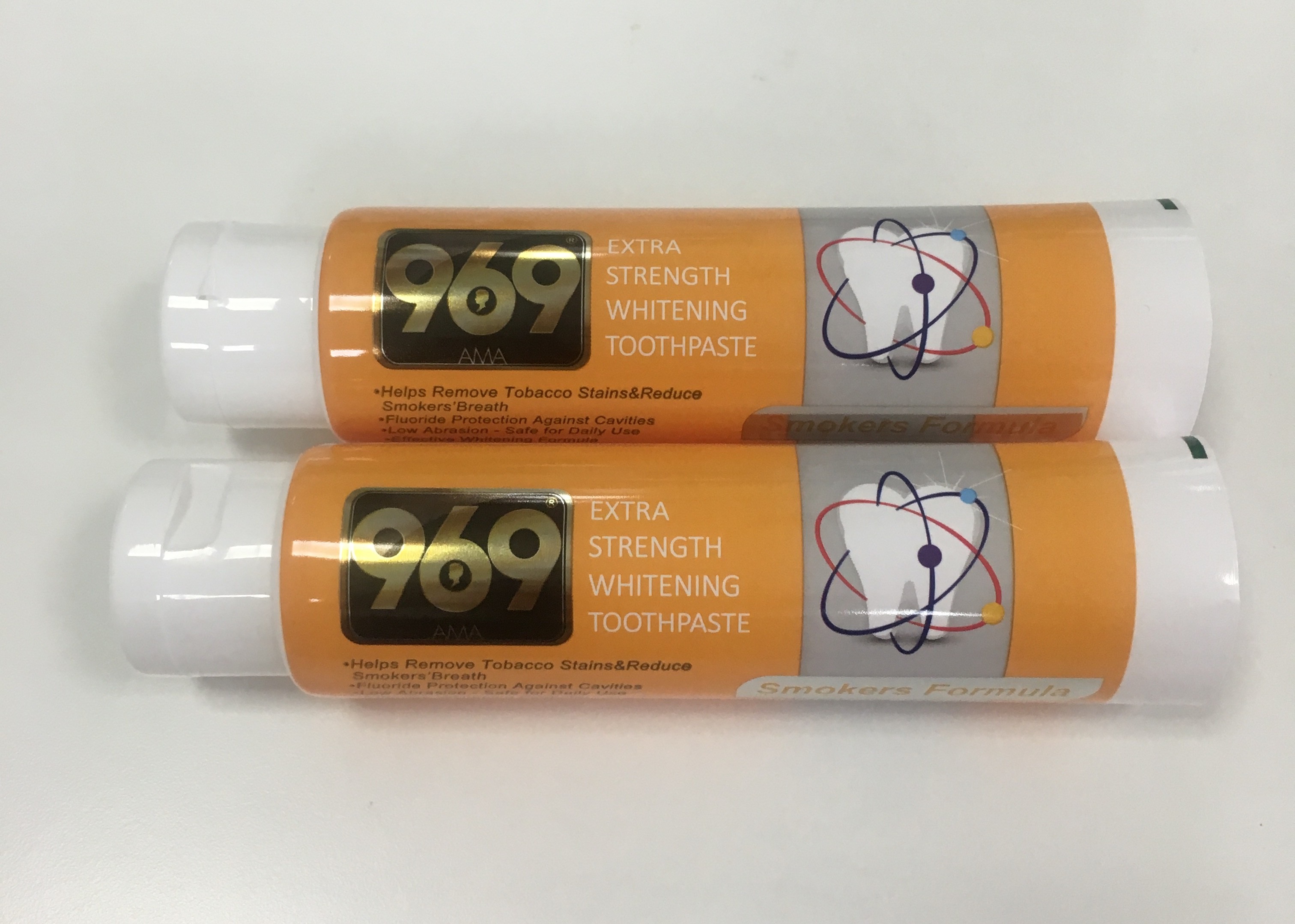 Whitening Toothpaste Plastic Laminated Tubes Package With Big Flip Top ...
